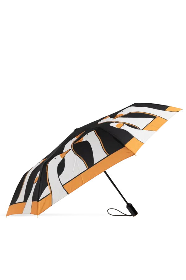 Moschino Folding Umbrella With Print