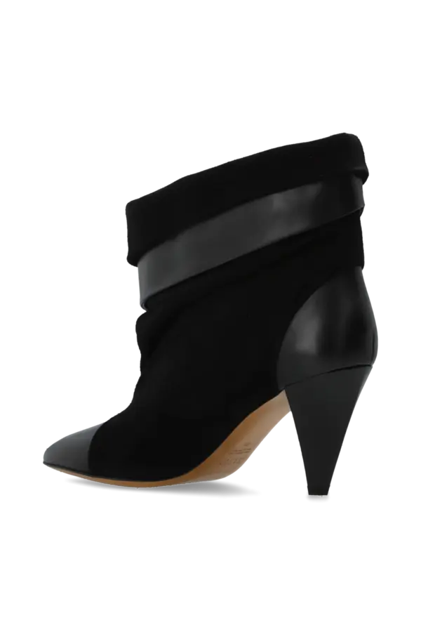 Isabel Marant Étoile Suede Heeled Ankle Boots "lyone