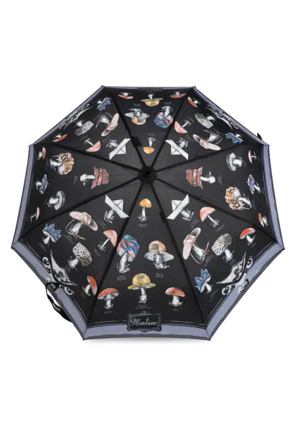 Moschino Folding Umbrella With Print