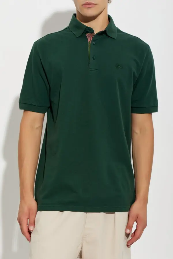 Etro Polo With Embroidered Logo