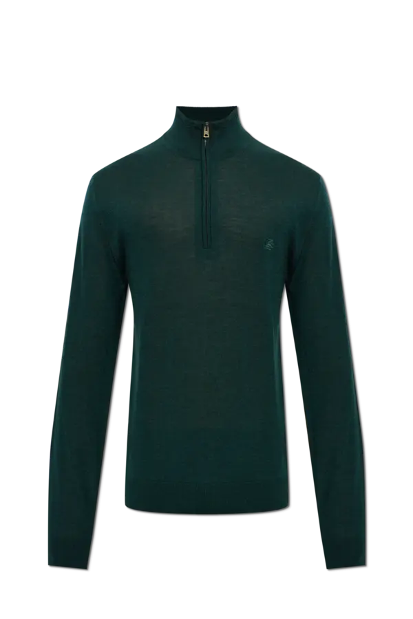 Etro Wool Sweater With Embroidered Logo