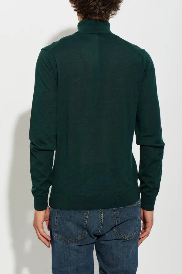 Etro Wool Sweater With Embroidered Logo