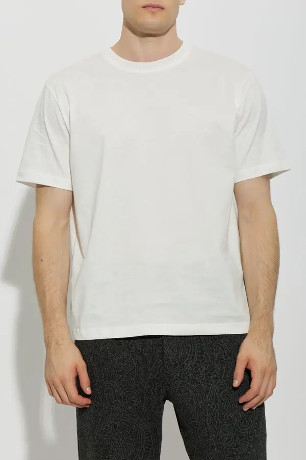 Etro T-shirt With Embroidered Logo
