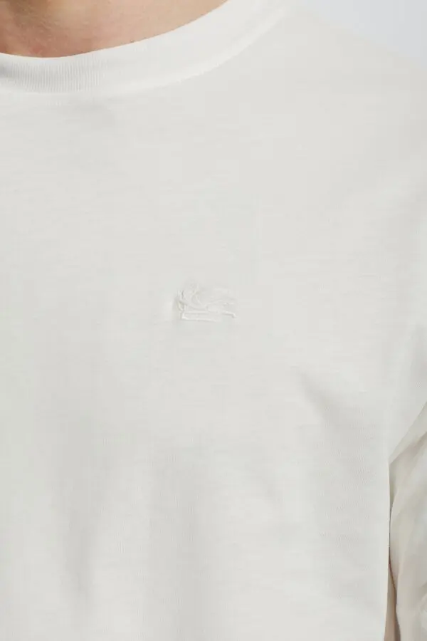 Etro T-shirt With Embroidered Logo