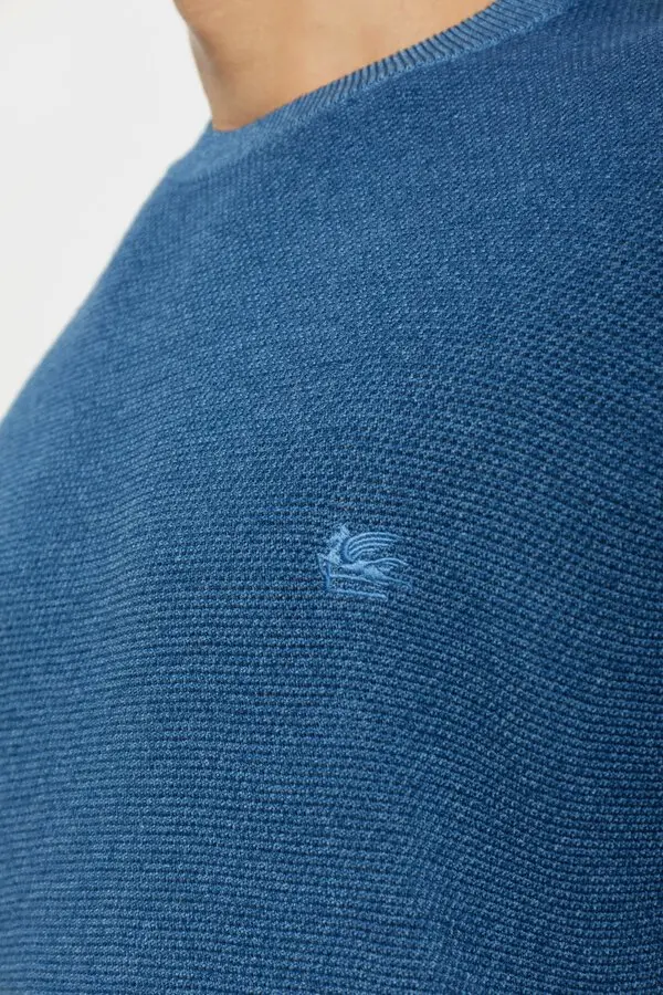 Etro Wool Sweater With Embroidered Logo