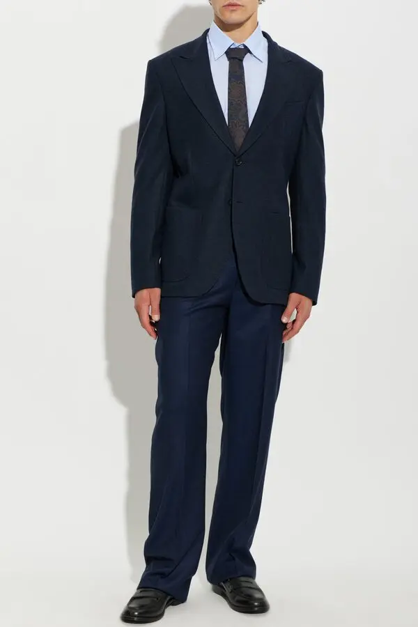 Etro Tailored Shirt With Embroidered Logo