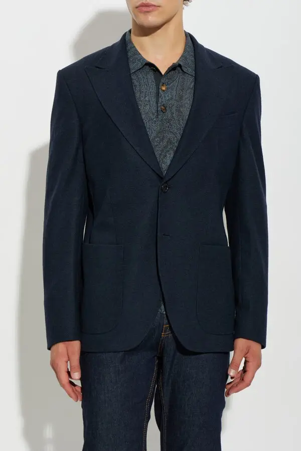 Etro Blazer With Double Vent