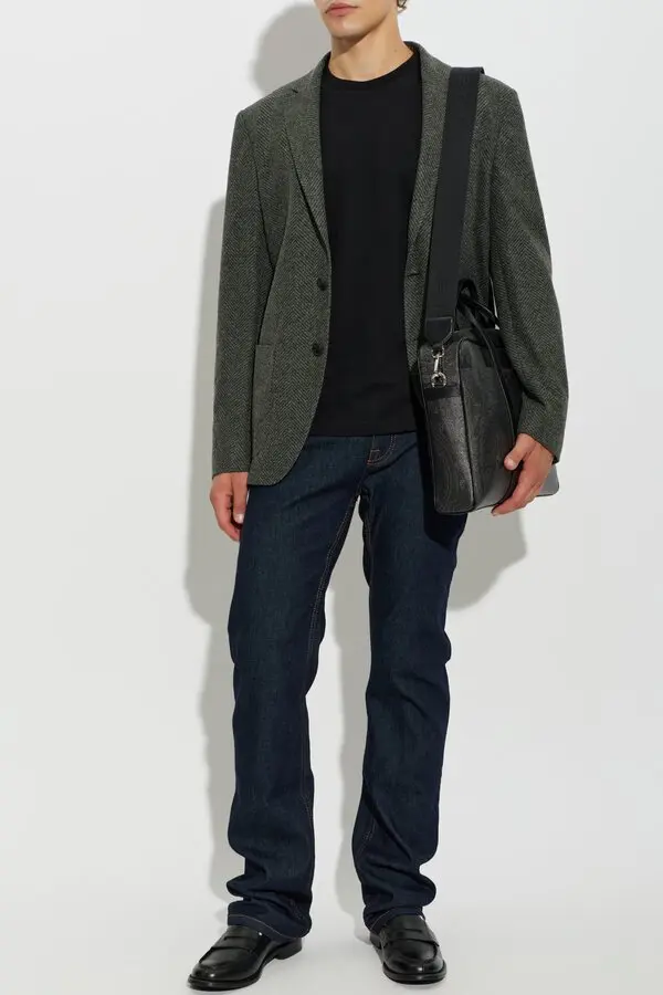 Etro Herringbone Pattern Blazer
