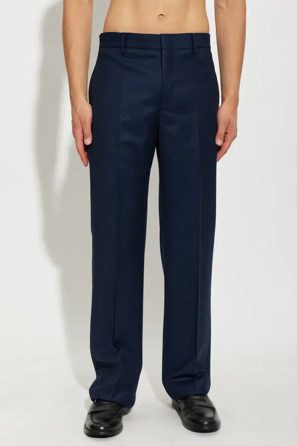 Etro Wool Pleated Trousers