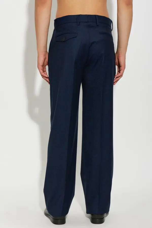 Etro Wool Pleated Trousers