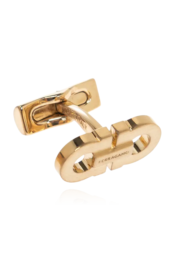 FERRAGAMO Cufflink In The Shape Of A Logo