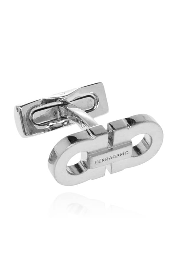 FERRAGAMO Cufflink In The Shape Of A Logo