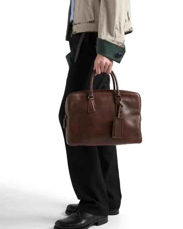 Prada Leather Work Bag