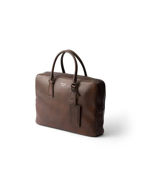 Prada Leather Work Bag