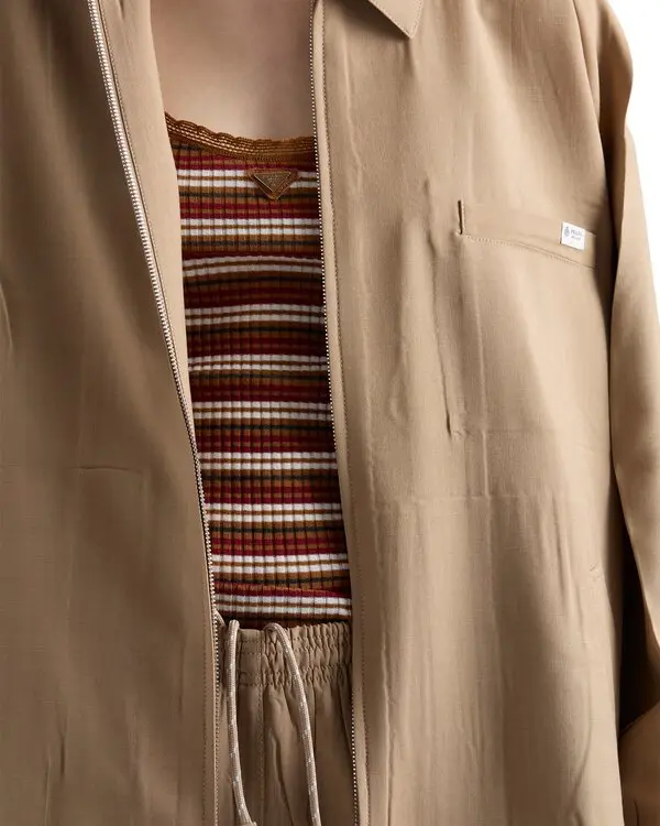 Prada Striped Cotton Top