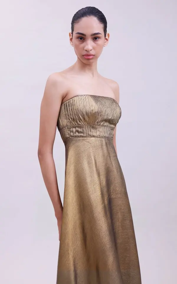 FRANCESCA MIRANDA Akoniton Silk Maxi Dress