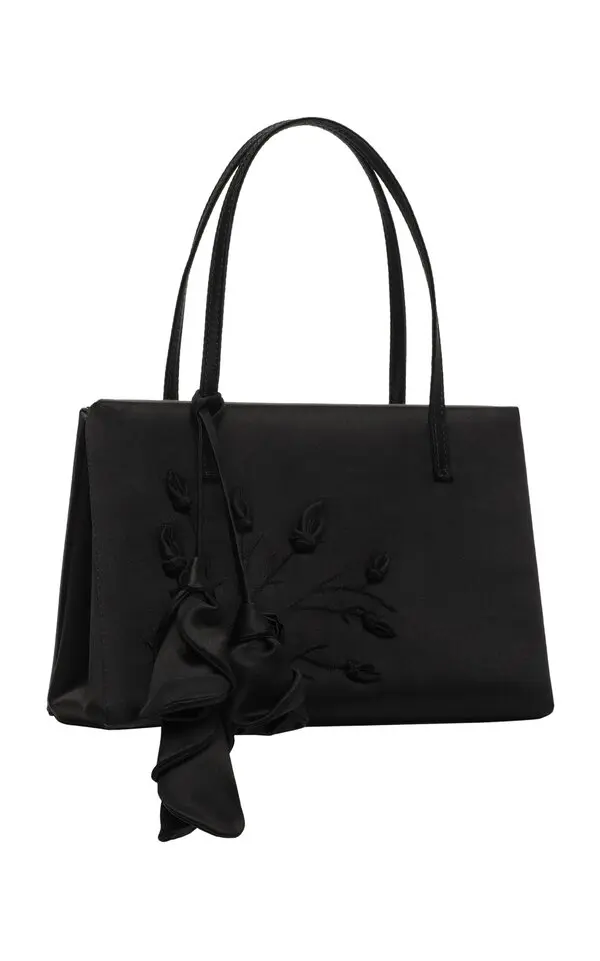 Magda Butrym Satin Embroidered Barbara Bag
