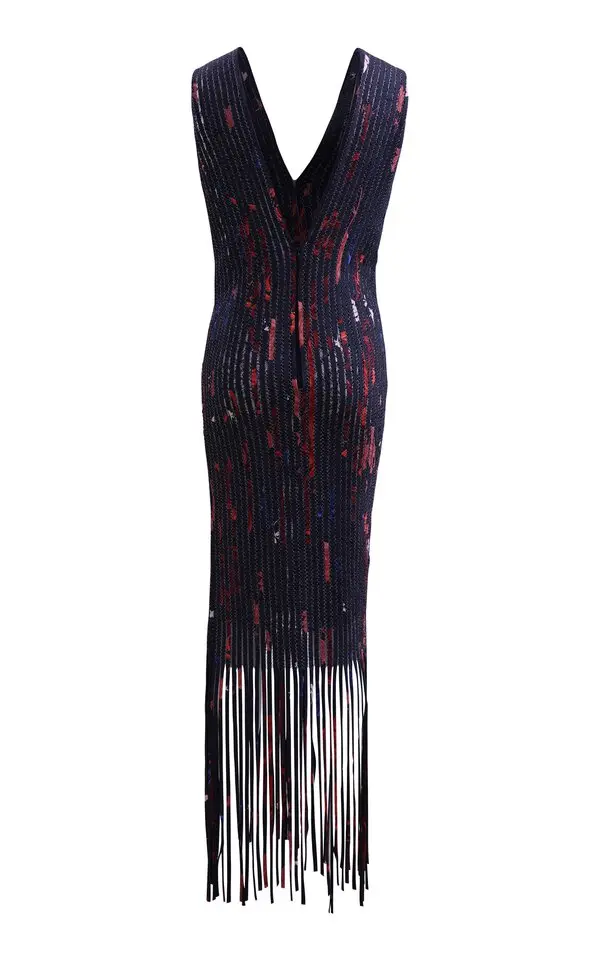 FRANCESCA MIRANDA Noir Handwoven Silk Gown