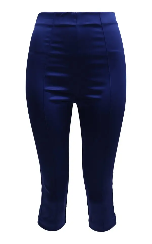 FRANCESCA MIRANDA Nova Silk-blend Capri Pants