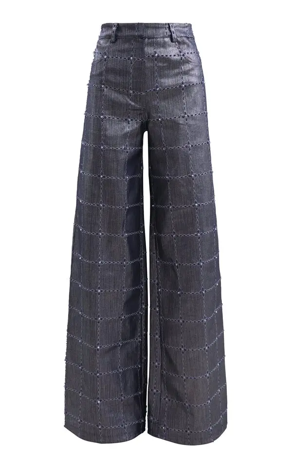 FRANCESCA MIRANDA Chrome Cotton Pants
