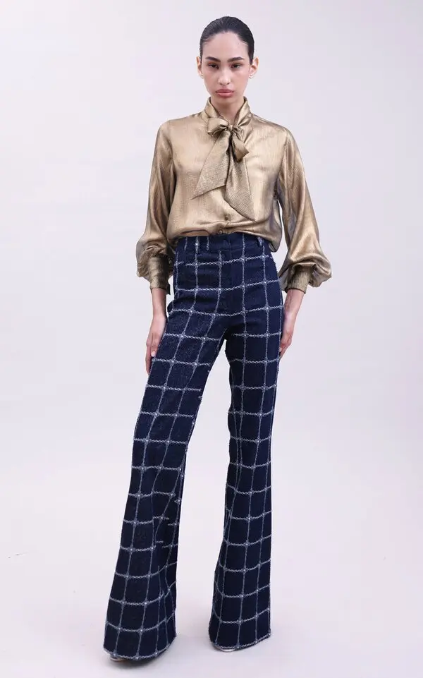 FRANCESCA MIRANDA Eclipse Cotton-blend Trousers
