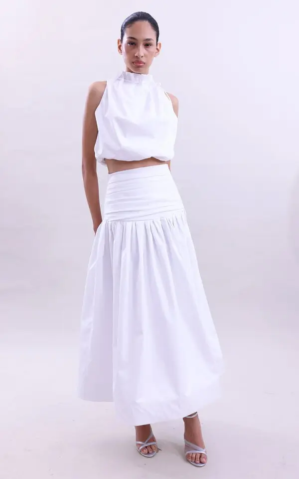 FRANCESCA MIRANDA Echo Cotton Maxi Skirt