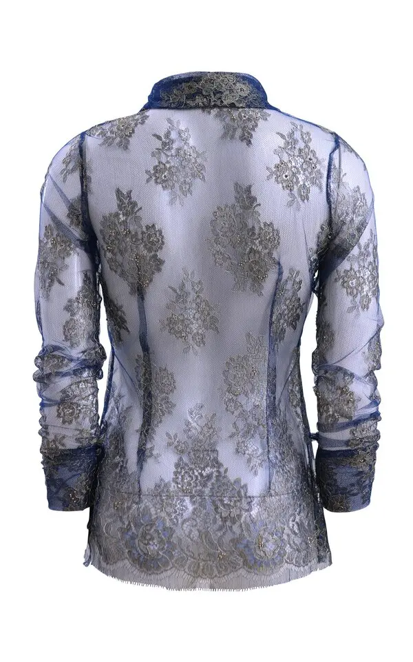 FRANCESCA MIRANDA Arena Sheer Blouse