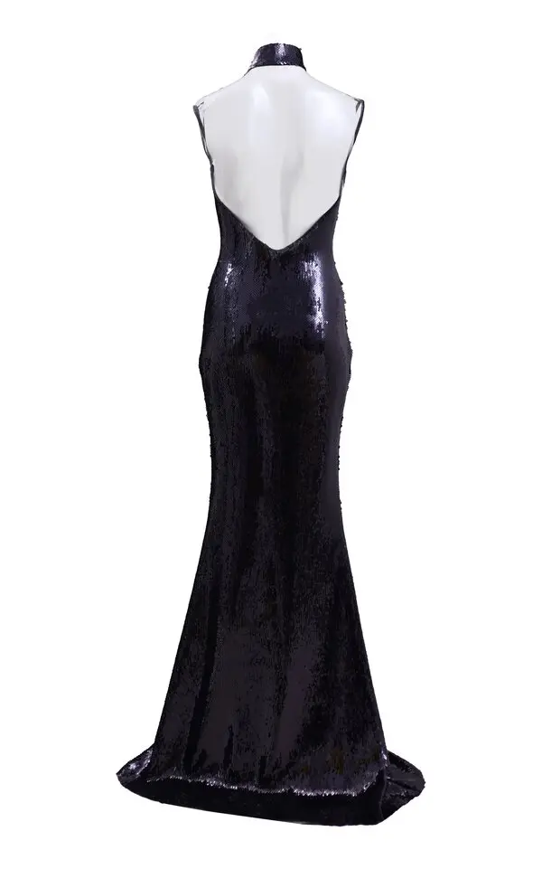 FRANCESCA MIRANDA Noche Sequin Maxi Dress