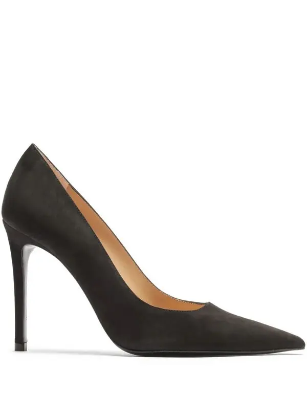 STUART WEITZMAN Decollete Suede " Power" T. 100