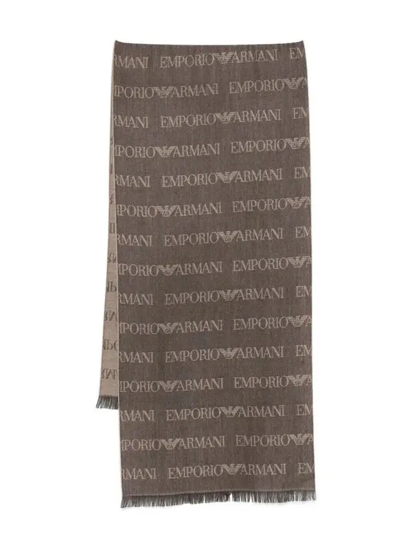 Emporio Armani Scarf Wool Classic - Gray