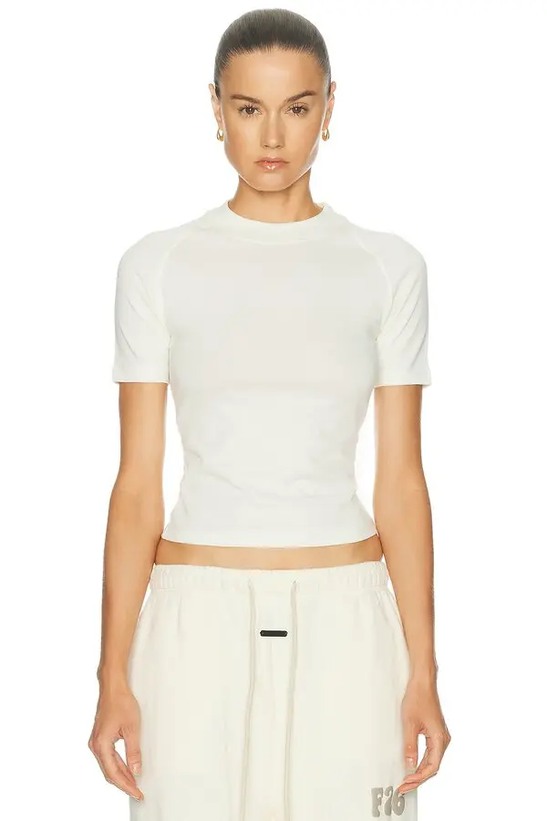 Fear Of God Shrunken Baseball Tee - Ivory