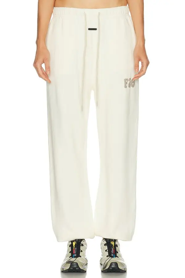 Fear Of God Classic Fleece Sweatpant In Ivory - Washed Ivory