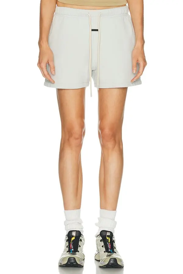 Fear Of God Classic Fit Short In Blue - Washed Overcast