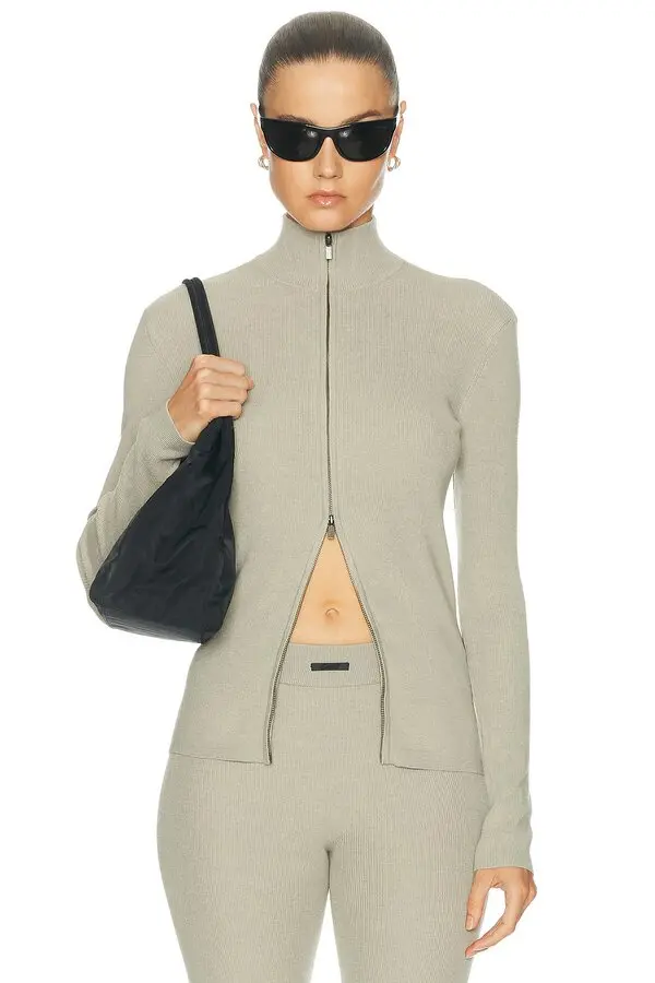Fear Of God Rib Knit Zip Up Jacket