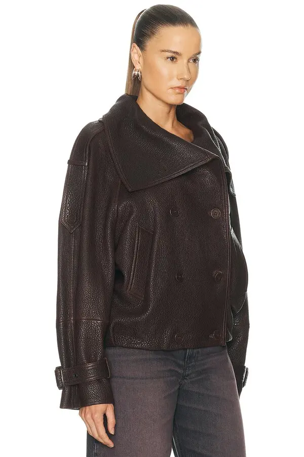 Acne Studios Laris Leather Jacket