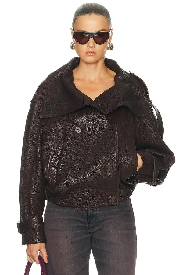 Acne Studios Laris Leather Jacket