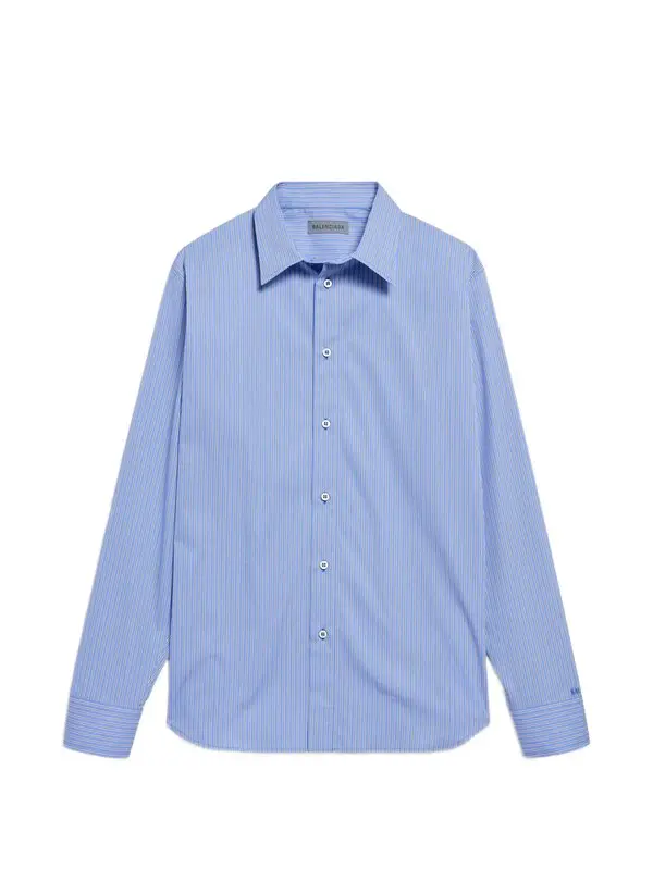 Balenciaga Poplin Shirt - Blue