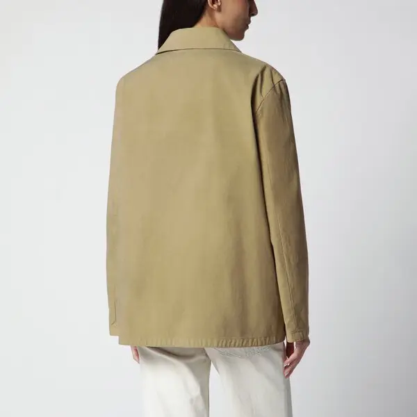 THE ROW Baeza Cotton Jacket - Beige