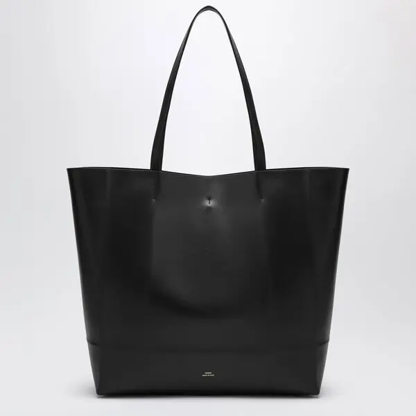 TOTEME Leather Roam Tote Bag - Black