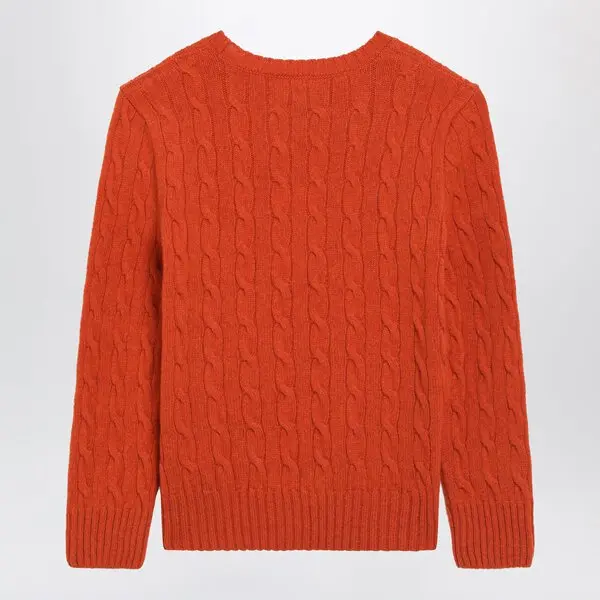 Polo Ralph Lauren Cable-knit Wool And Cashmere Crewneck Sweater