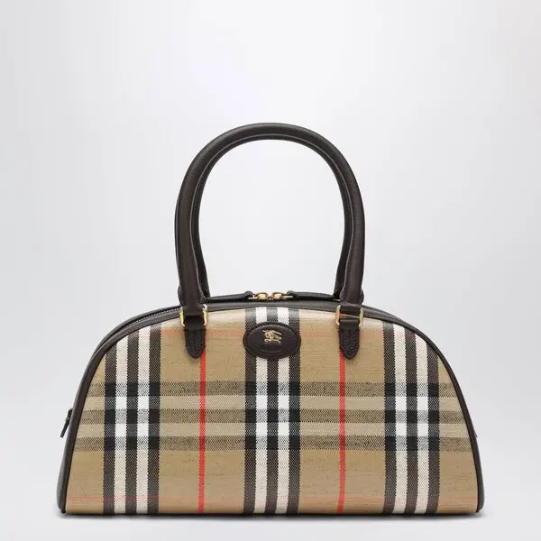 Burberry Highlands Check Tote Bag - Beige