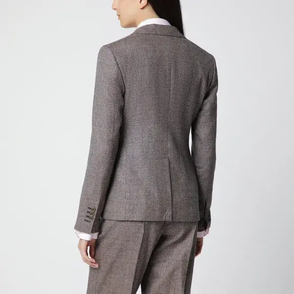 Burberry Prince Of Wales Wool-blend Single-breasted Jacket