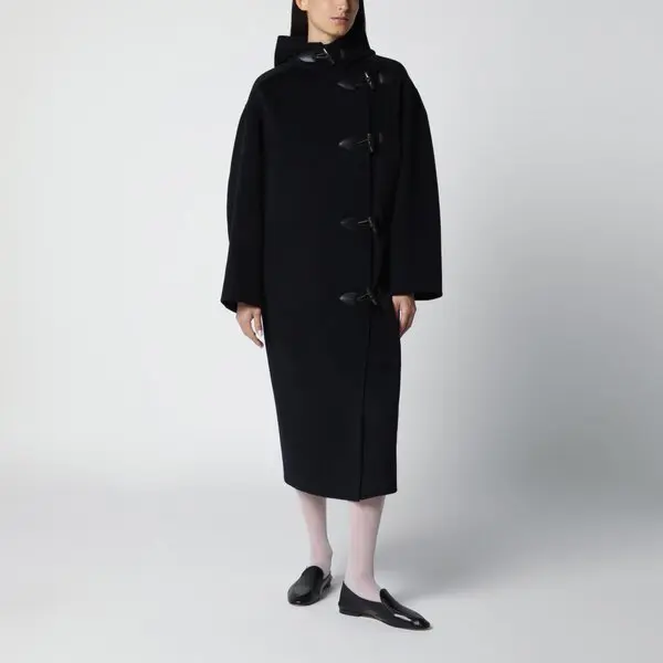 RÓHE Double-faced Wool And Cashmere Duffle Coat - Blue