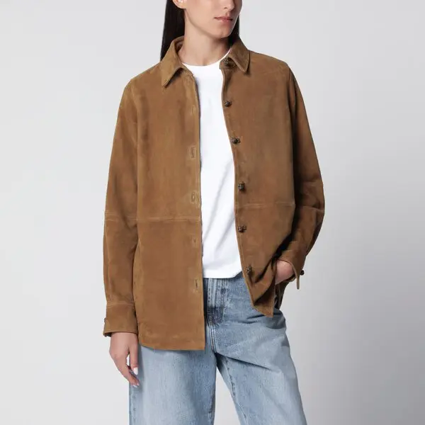 RÓHE Sage Suede Overshirt