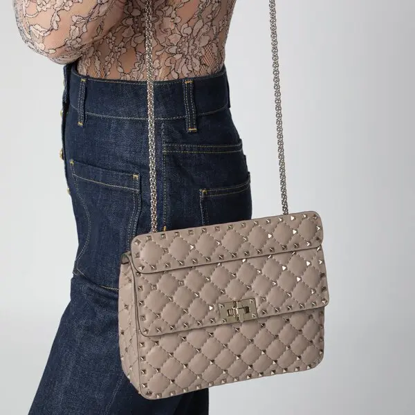Valentino Garavani Medium Rockstud Spike Bag - Pink
