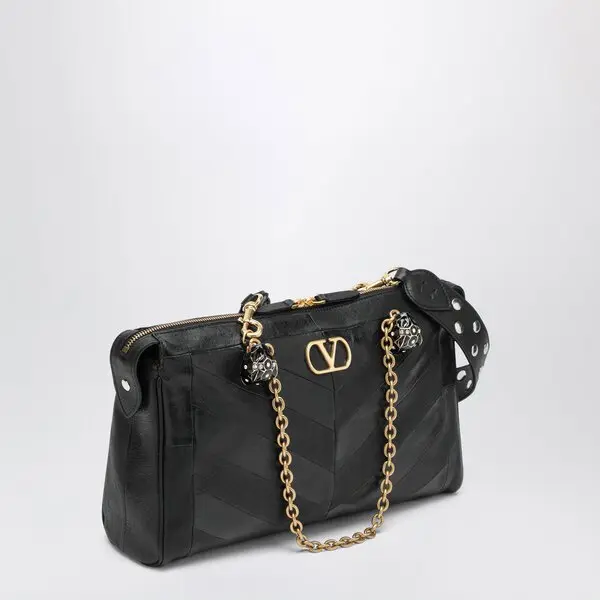 Valentino Garavani Panthea Chevron Leather Bag