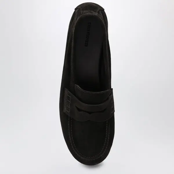 Dear Frances Espresso Suede Loafers