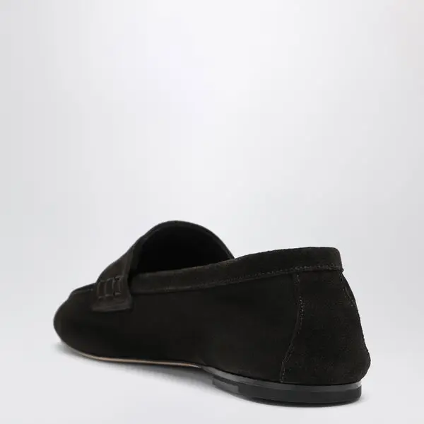 Dear Frances Espresso Suede Loafers