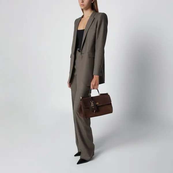Dolce & Gabbana Suede Leather Bag My Sicily