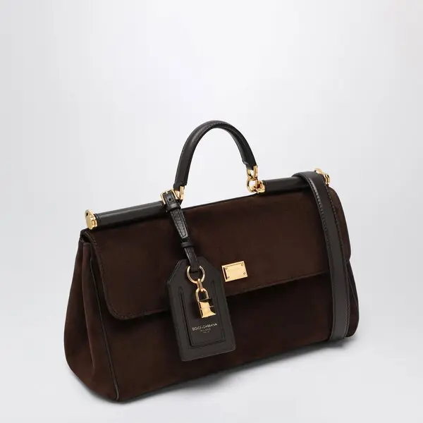 Dolce & Gabbana Suede Leather Bag My Sicily